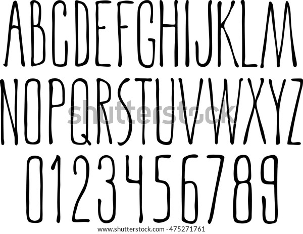 Hand Drawn Narrow Alphabet Uppercase Tall 库存矢量图(免版税)475271761 ... Hand Drawn Narrow Alphabet Uppercase Tall 库存矢量图(免版税)475271761 ...