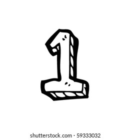 13,009 Number 1 hand drawn Images, Stock Photos & Vectors | Shutterstock