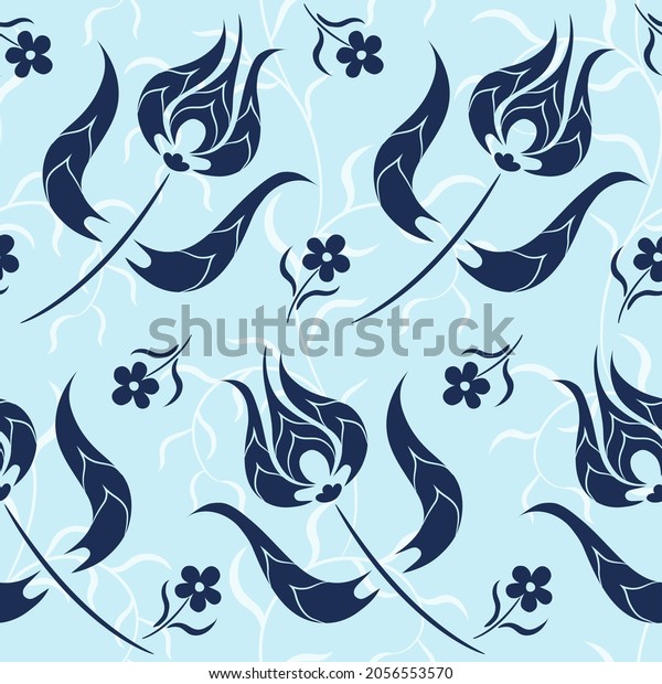 Hand Drawn Ottoman Turkish Seamless Pattern Stock Vector (Royalty Free ...
