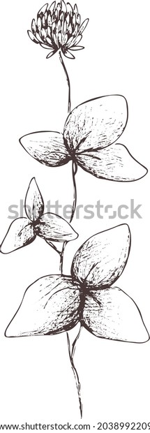 Hand Drawn Outline Abstract Vector Image Stock Vector (Royalty Free ...