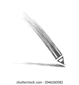 Hand Drawn Pen Scribble Pen On Stock Vector (Royalty Free) 2046260582 ...