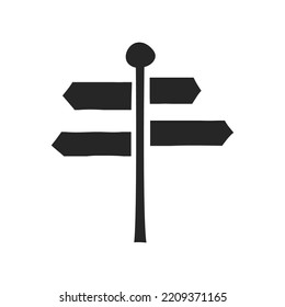 Hand Drawn Road Sign Post Vector Stock Vector (Royalty Free) 2209371165 ...