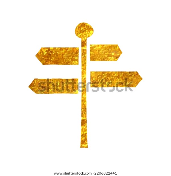 Hand Drawn Road Sign Post Icon Stock Vector (Royalty Free) 2206822441 ...