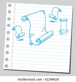 5,253 Paper Roll Doodle Images, Stock Photos & Vectors | Shutterstock