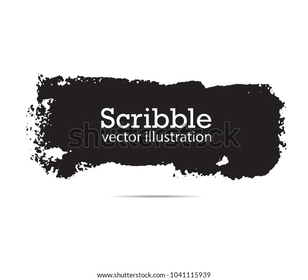 Hand Drawn Scribble Symbols Isolated On Stock Vector (Royalty Free ...