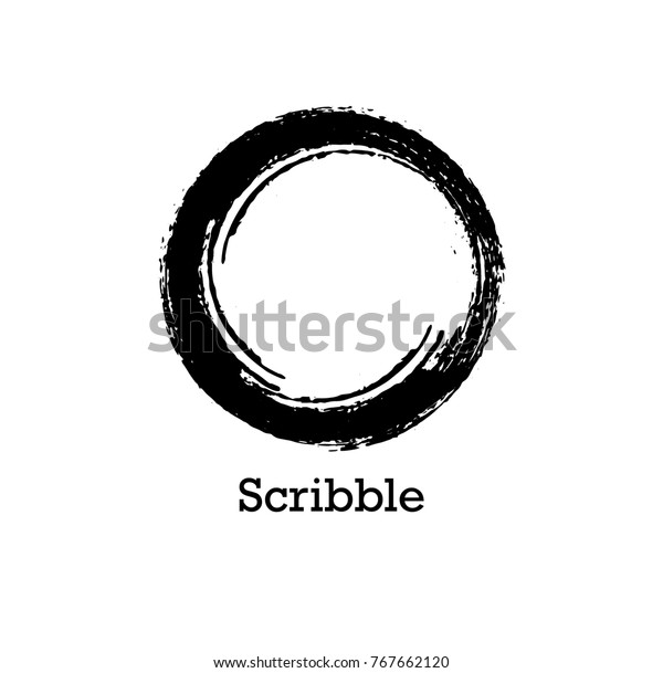 Hand Drawn Scribble Symbols Isolated On: เวกเตอร์สต็อก (ปลอดค่า ...