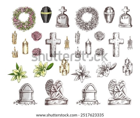 Grave Drawing | Free download on ClipArtMag