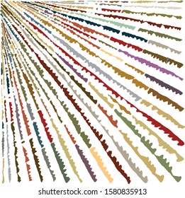 Hand Drawn Shaky Colored Marker Lines Stock Vector (Royalty Free ...