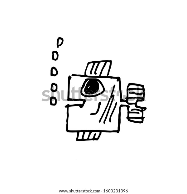 Hand Drawn Simple Outline Illustration Collection Stock Vector (Royalty ...