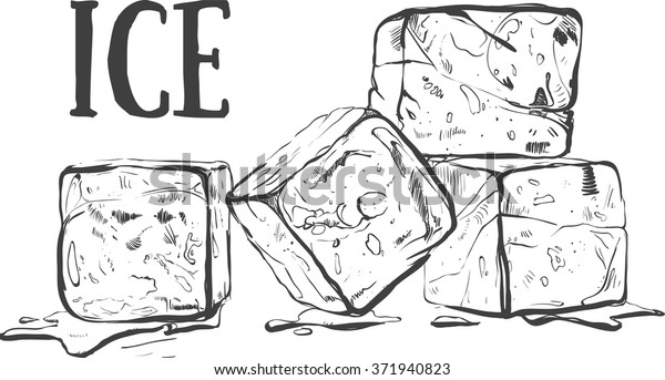 3,181 Ice Cubes Hand Drawing Images, Stock Photos & Vectors | Shutterstock