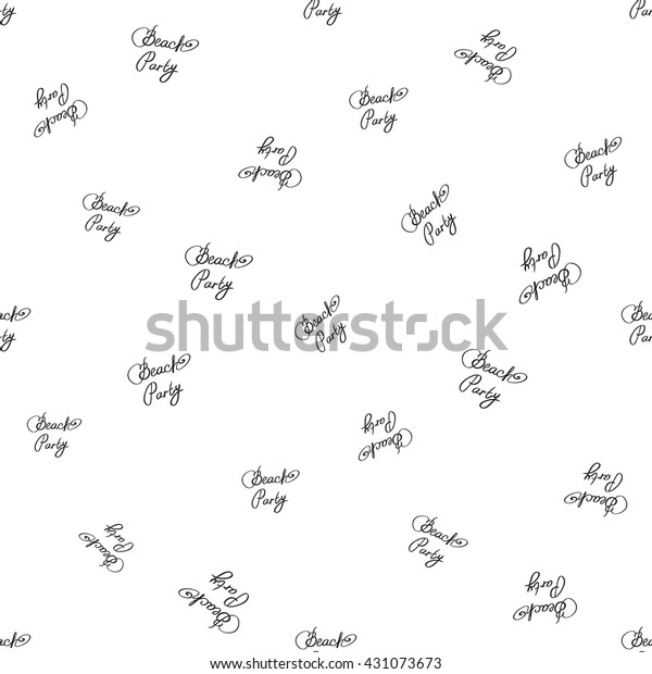 Hand Drawn Sketched Kid Style Seamless Stock Vector (Royalty Free ...