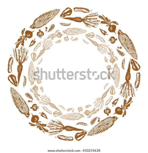 Hand Drawn Sketchy Frame Made Most Stock Vector (Royalty Free ...