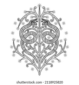 293 Snake zentangle Stock Vectors, Images & Vector Art | Shutterstock