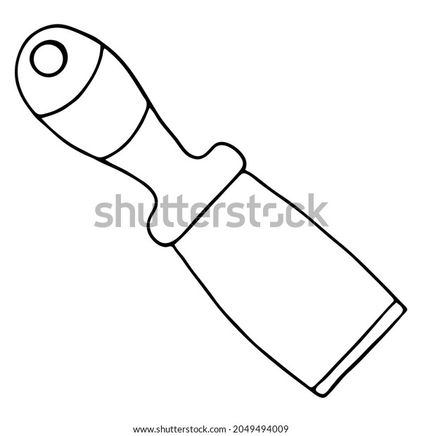 Hand Drawn Spatula Vector Sketch Doodle Stock Vector (Royalty Free ...