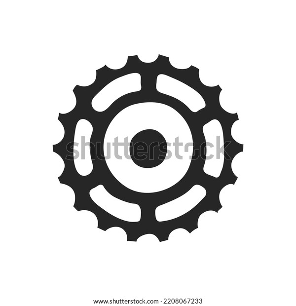 Hand Drawn Sprocket Vector Illustration Stock Vector (Royalty Free ...