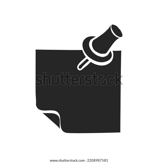 Hand Drawn Sticky Note Vector Illustration Stock Vector (Royalty Free ...