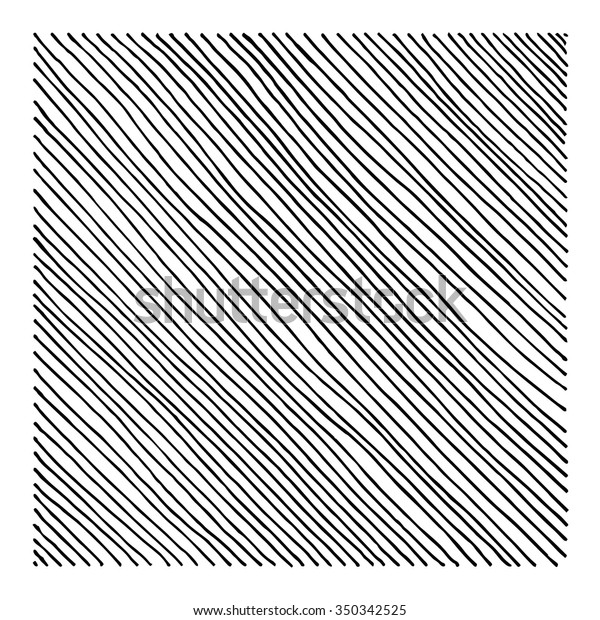 Hand Drawn Straight Black Diagonal Lines Stock Vector (Royalty Free ...