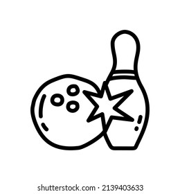 Hand Drawn Strike Icon Illustration Stock Vector (Royalty Free ...