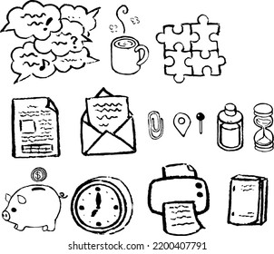 Hand Drawn Style Line Drawing Icon Stock Vector (Royalty Free ...