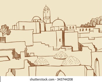 Hand Drawn Syria Stock Vector (Royalty Free) 343744208 | Shutterstock
