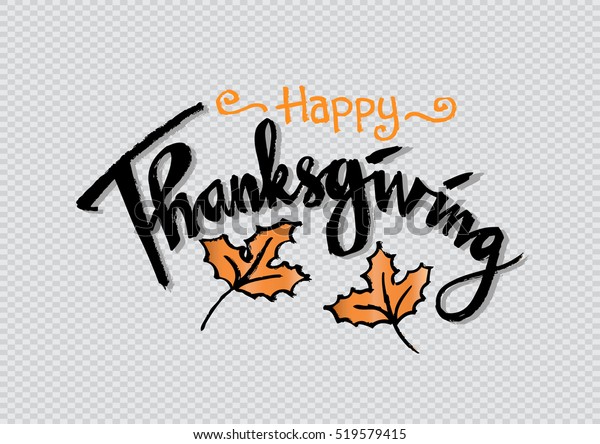 830 Transparent Happy Thanksgiving Stock Vectors, Images & Vector Art ...