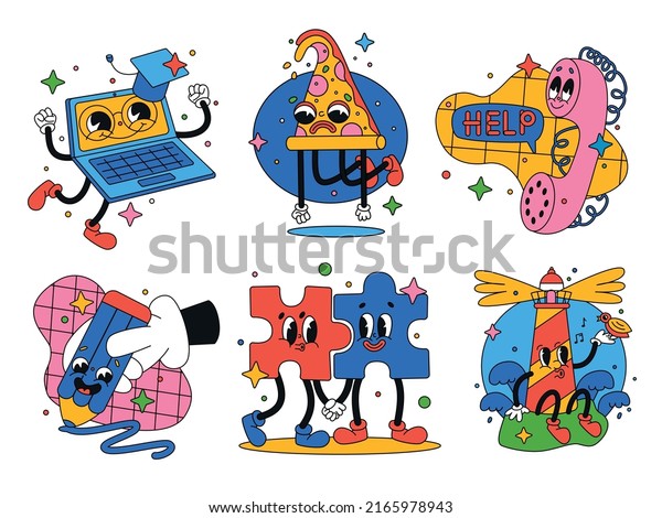 Hand Drawn Trendy Cartoon Vector Illustration Stock Vector (Royalty ...