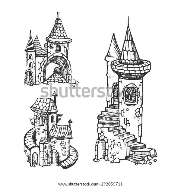 Hand Drawn Urban Graphic Template Made Stok Vektör (Telifsiz) 292055711