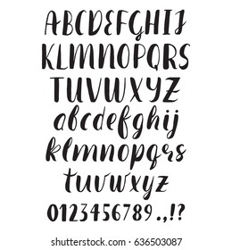Hand Drawn Vector Alphabet Doodle Set Stock Vector (Royalty Free ...