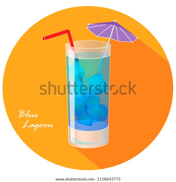 Hand Drawn Vector Illustration Blue Lagoon Stock Vector (Royalty Free ...