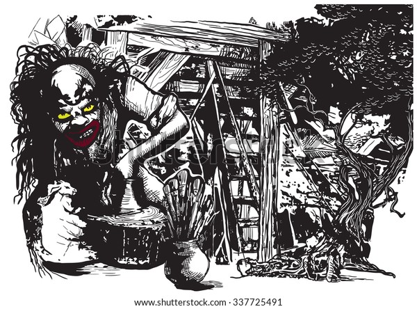 Hand Drawn Vector Illustration Freehand Comic : image vectorielle de ...
