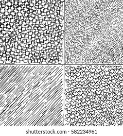 Hand Drawn Vector Illustration Hatch Hatching: vector de stock (libre ...