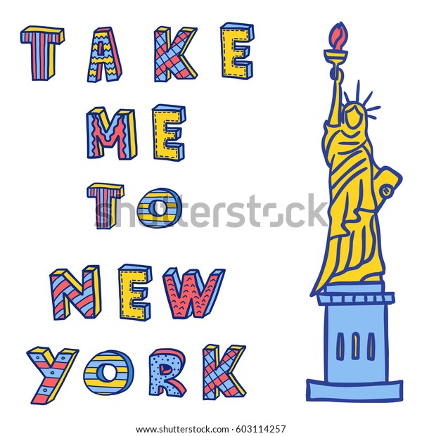 Hand Drawn Vector Illustration Words About: vector de stock (libre de ...