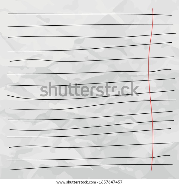 Hand Drawn Vector Page Lines Lines Stock Vector (Royalty Free ...