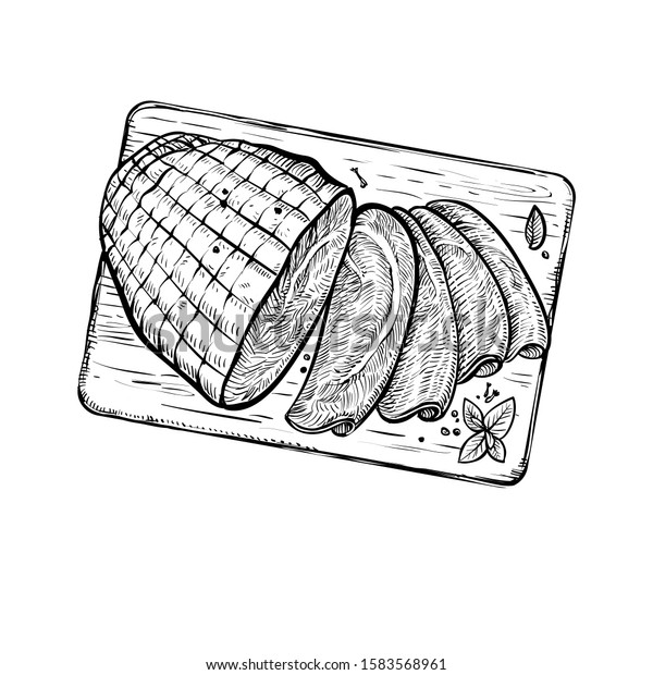 14,305 Ham Drawing Images, Stock Photos & Vectors | Shutterstock