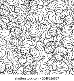Hand Drawn Wavy Lines Abstract Vector Stock Vector (Royalty Free ...