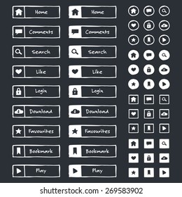 78,491 Hand drawn buttons Images, Stock Photos & Vectors | Shutterstock