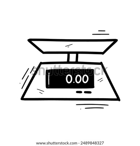 Weighing Scale Drawing | Free download on ClipArtMag