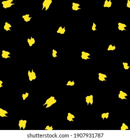 Hand Drown Yellow Spot Pattern On Stock Vector (Royalty Free ...