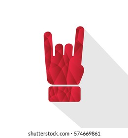 Hand Emotion Icon Vector Illustration Stock Vector (Royalty Free ...