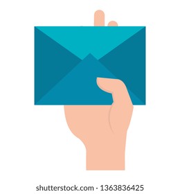 Hand Envelope Mail Stock Vector (Royalty Free) 1363836425 | Shutterstock