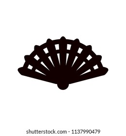 Hand Fan Icon Vector Stock Vector (Royalty Free) 1137990479 | Shutterstock