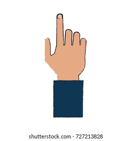 Semi Open Hand Formal Suit Sleeve Stock Vector (Royalty Free) 549453724 ...