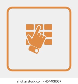 Hand Finger Pushing Button On Keypad 库存插图 441230473 | Shutterstock