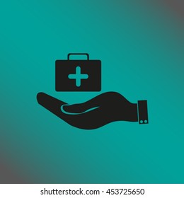 Medicine Icon Hand Vector Medical Illustration: เวกเตอร์สต็อก (ปลอดค่า ...