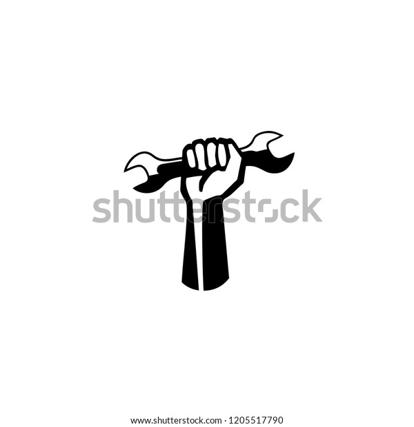 Hand Fix Logo Icon Designs Vector Stock Vector (Royalty Free ...