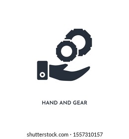 Hand Gear Icon Simple Element Illustration Stock Vector (Royalty Free ...