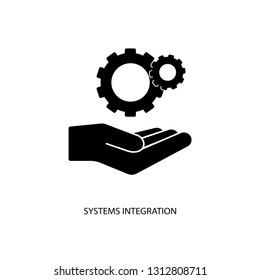 Hand Gear Vector Icon Stock Vector (Royalty Free) 1312808711 | Shutterstock