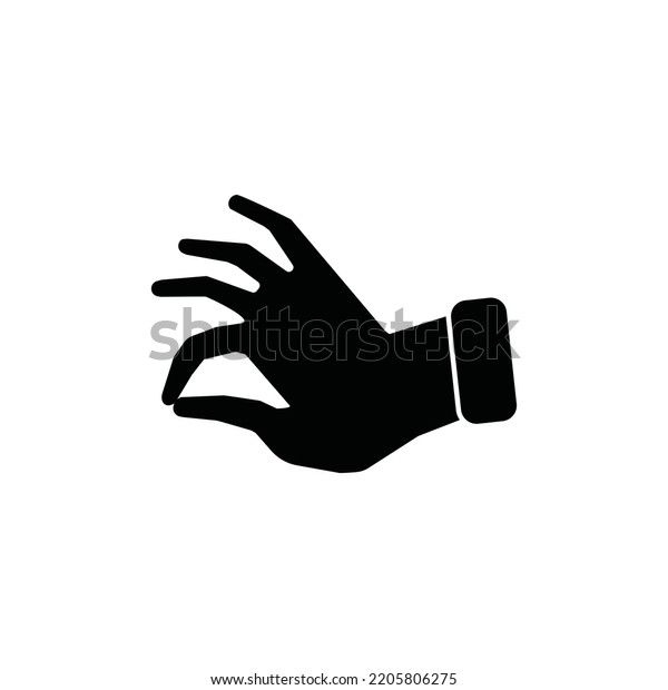Hand Gesture Pick Hands Picking Things Stock Vector (Royalty Free ...