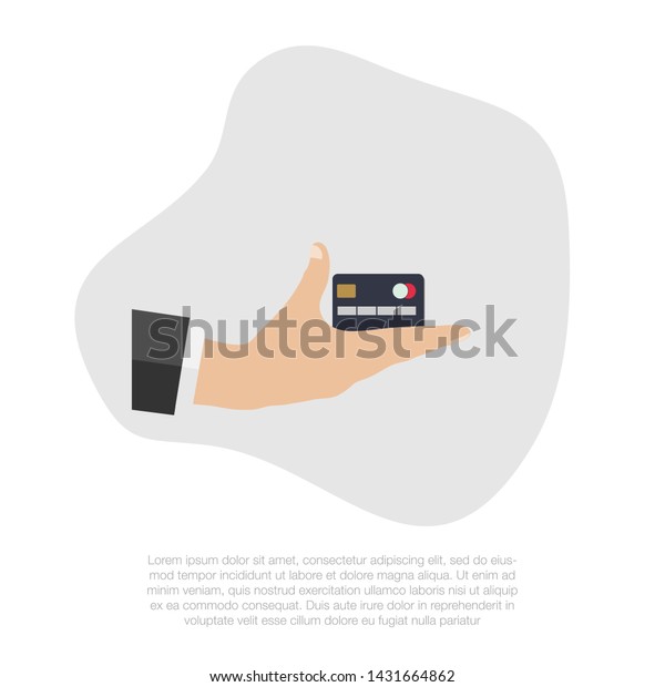 Hand Giving Credit Card Quick Cashless: เวกเตอร์สต็อก (ปลอดค่าลิขสิทธิ์ ...