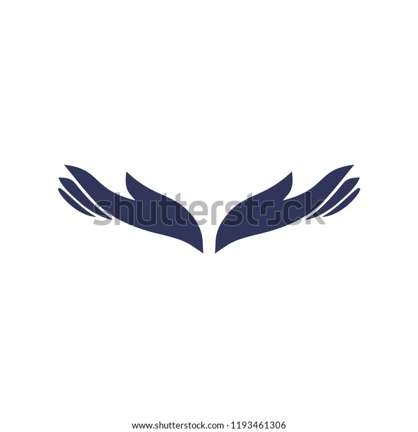 Hand Giving Logo Stock Vector (Royalty Free) 1193461306 | Shutterstock